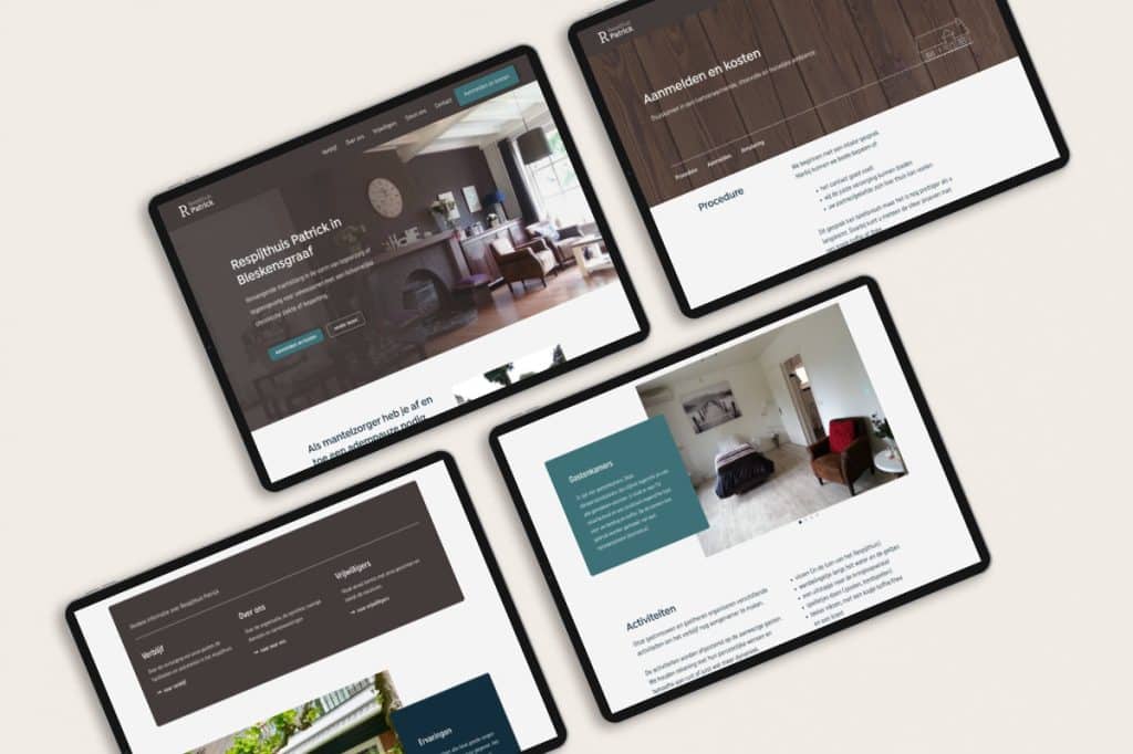 Respijthuis Patrick - Design Dojo | webdesign | copywriting | branding